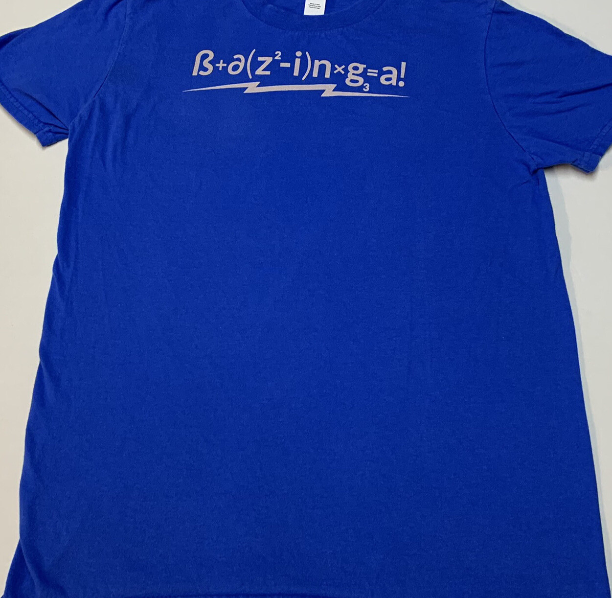 Big Bang Theory “Bazinga!” Math Science Formula T-Shi… - Gem