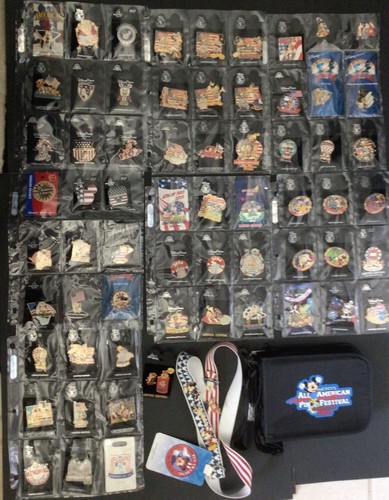 Disney 70 pins LE Cast exclusive event holidays many characters ...