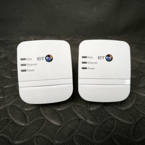 BT AV600 Broadband Extender 600 wired - Powerline Adapter Pair Set | eBay