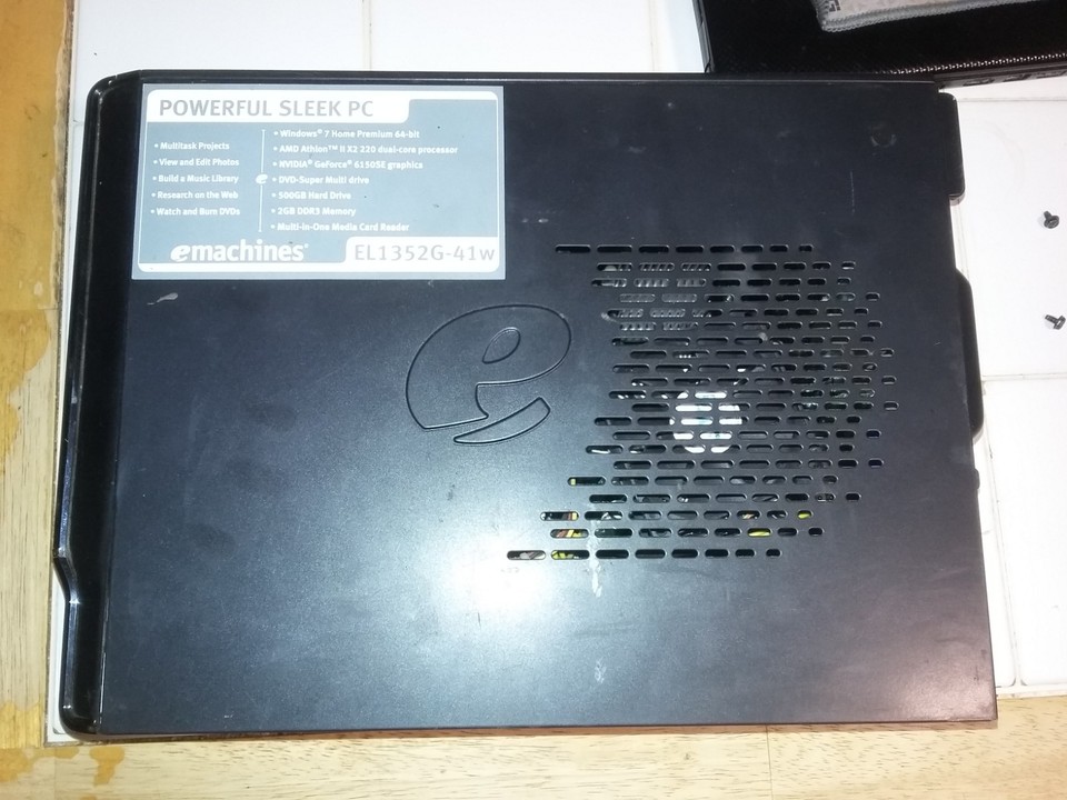 eMachines EL1352G-41w Athlon II X2 220 Dual-Core 2.8GHz 2GB | eBay
