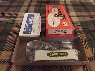 Ulrich HO-Scale Kenworth Tractor Trailer GARRETT Kit #UL513 | eBay