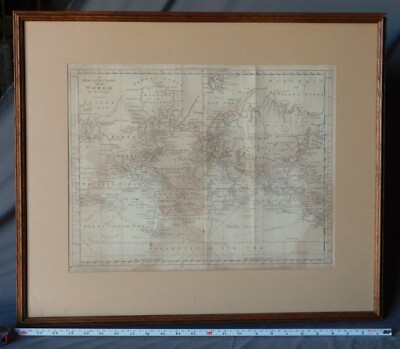 Rare Antique map Mercator Chart of the World Thomas Bowen ca. 1778 ...