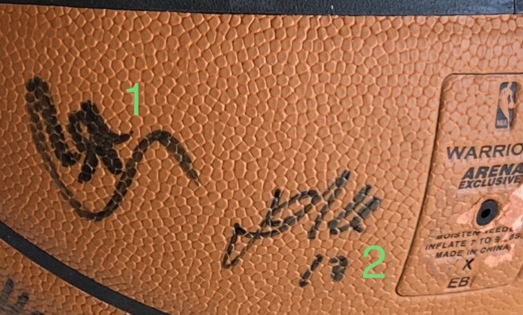 Steph Curry🏀AUTOGRAPH 2010-11 GOLDEN STATE WARRIORS Team signed ball ...