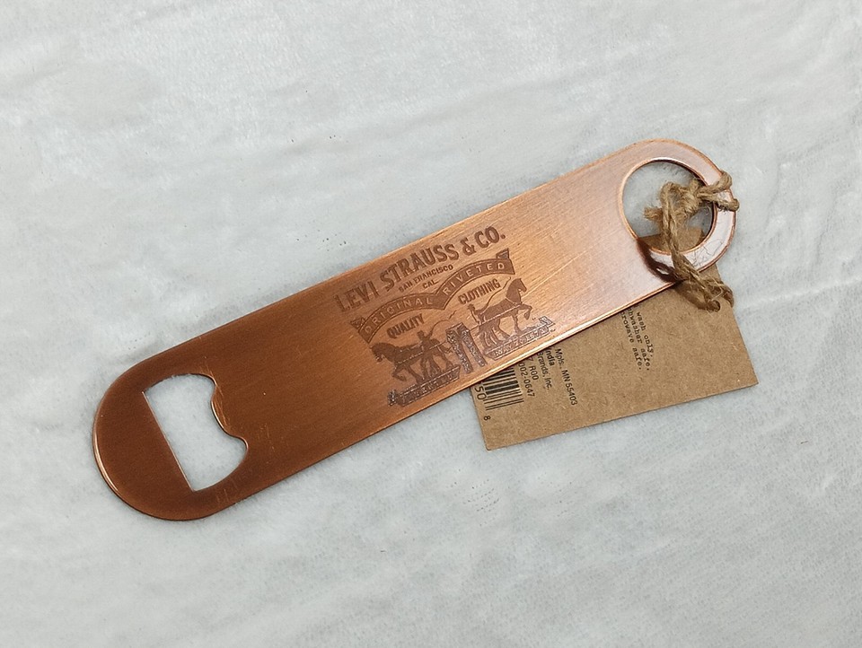 Bottle Opener Copper Metal Kitchen Bar Levi Strauss Co. | eBay