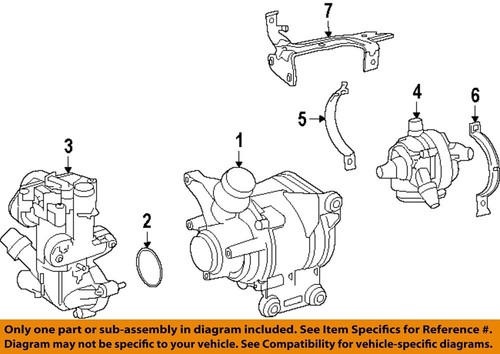 MERCEDES OEM 19-20 C300 Cooling Water Pump-Thermostat 2642001501 | eBay