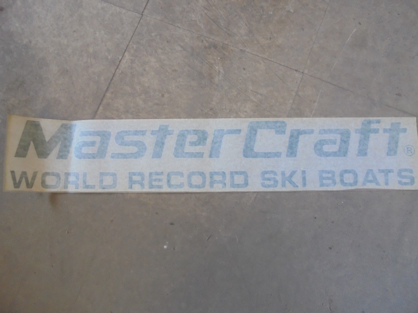 MASTERCRAFT BOAT DECAL VINYL STICKER GREEN 27" X 6" | eBay