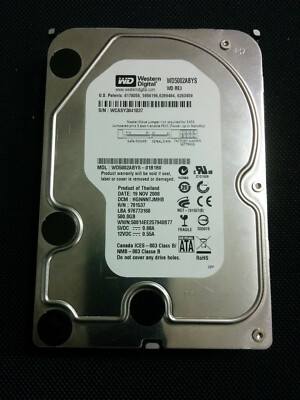 Western Digital Internal Hard Drive WD5002ABYS-01B1B0 500GB RE3 | eBay