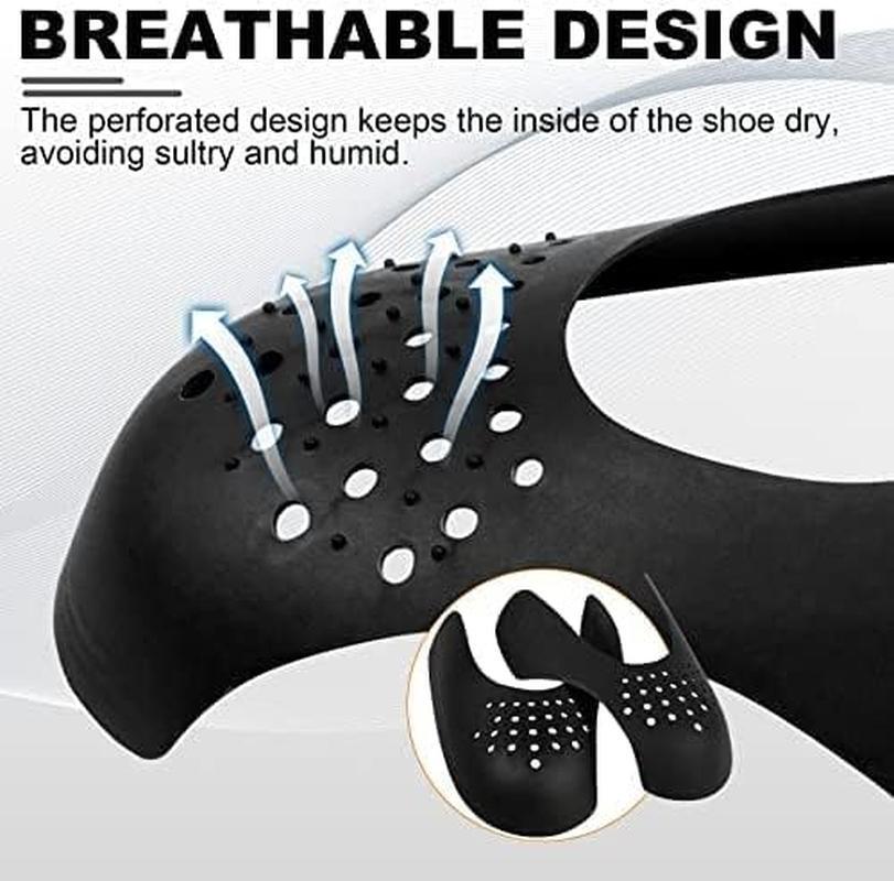 6 Pairs Shoe Crease Protectors for Air Force 1 & Jordan 1, White+black ...