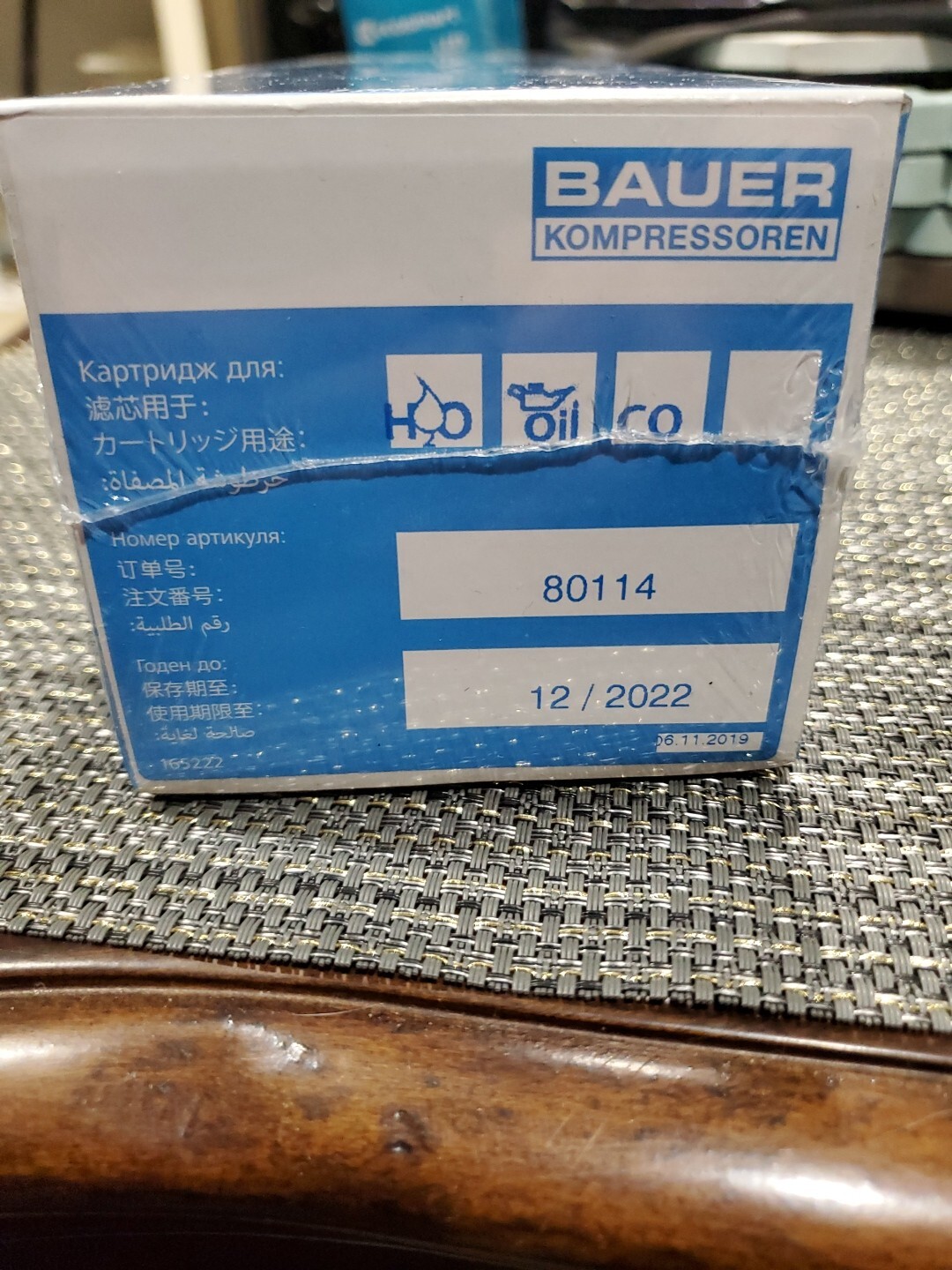 Bauer Compressors Genuine Filter Cartridge 80114 P31 I for sale online ...