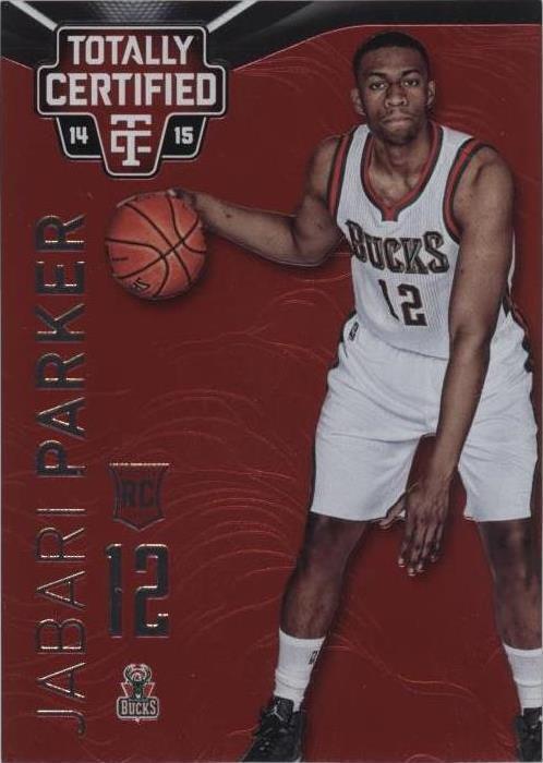 2014-15 Panini Totally Certified - Jabari Parker #142 Platinum Red ...