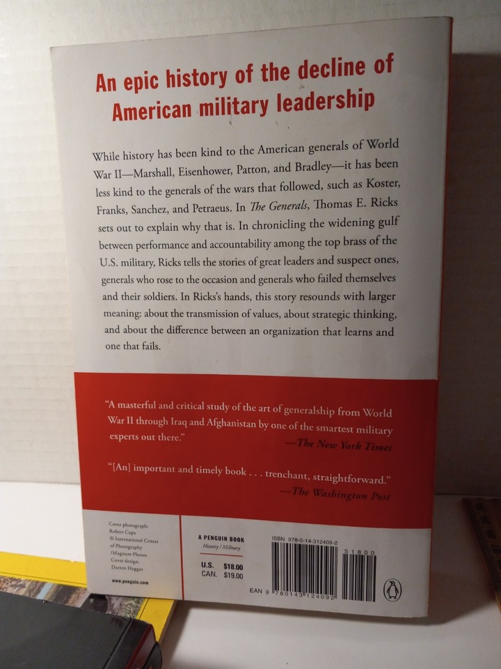 The Generals : American Military Command from World War II to Today by ...