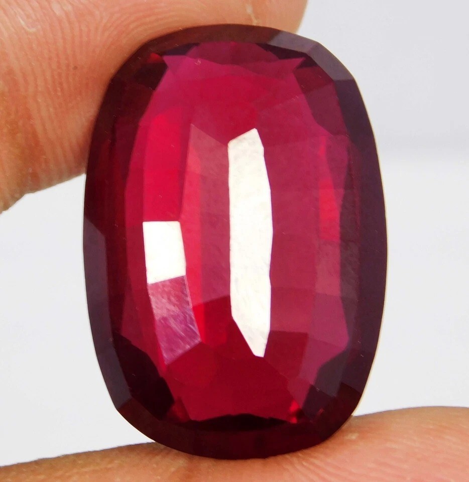 Certified 100 Ct Natural BURMA Pigeon Blood Red Ruby Loose Gemstone | eBay