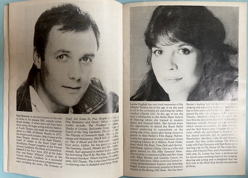 Vintage PLAYBILL ME AND MY GIRL 1987 West End Program Louise English ...