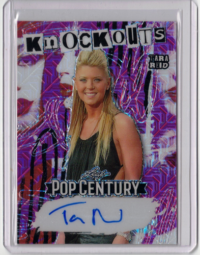 TARA REID 2023 Pop Century Knockouts Signatures Auto Autograph Signed ...