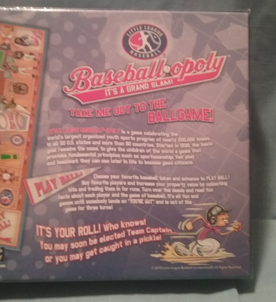 Brand New & SEALED LITTLE LEAGUE BASEBALLOPOLY Rare Monopoly Board Game ...