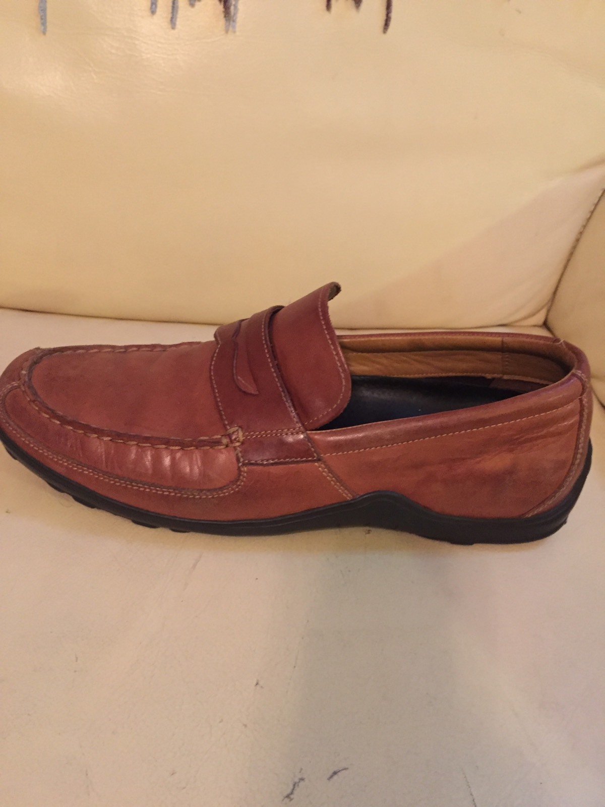 Kenneth Cole Reaction Drivers Ed Leather Slip On Driving Loafer Men's U ...