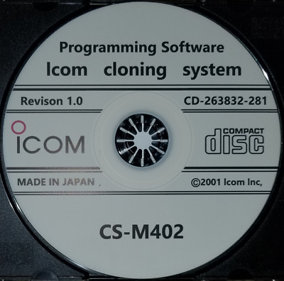 Icom CS-M402 Revision 1.0 Programming Software for IC-M402 & IC-M402S ...