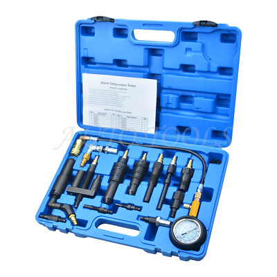 Diesel Engine Compression Tester Gauge Kit For Auto Isuzu Chevy GM ...