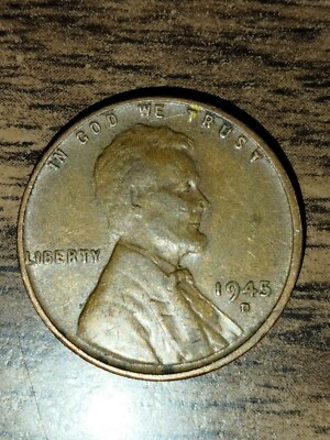 1945 -D Lincoln Wheat Penny/ one cent US coin (Denver mint mark) | eBay