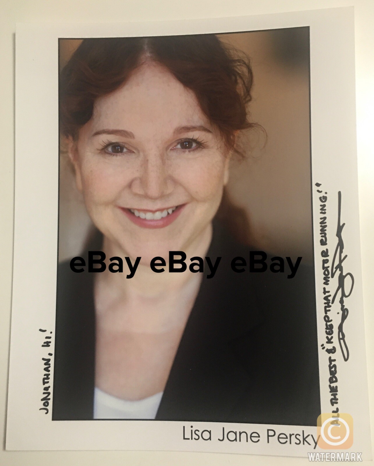 Lisa Jane Persky SIGNED 8x10 Headshot Photo When Harry met Sally ...