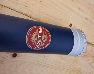 Bloke Fly Rods Blue Carbon Rod Tube With Aluminium End Caps | eBay UK