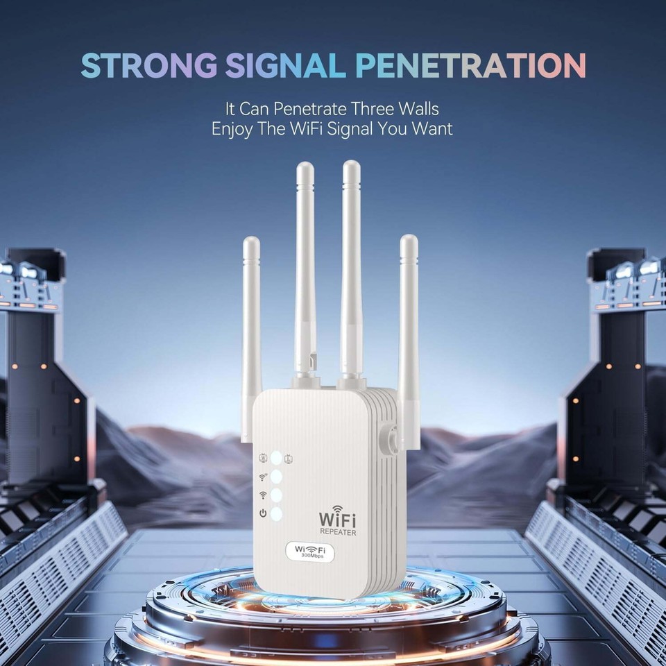 WiFi Extender Signal Booster for Home, Internet Extender WiFi Booster ...