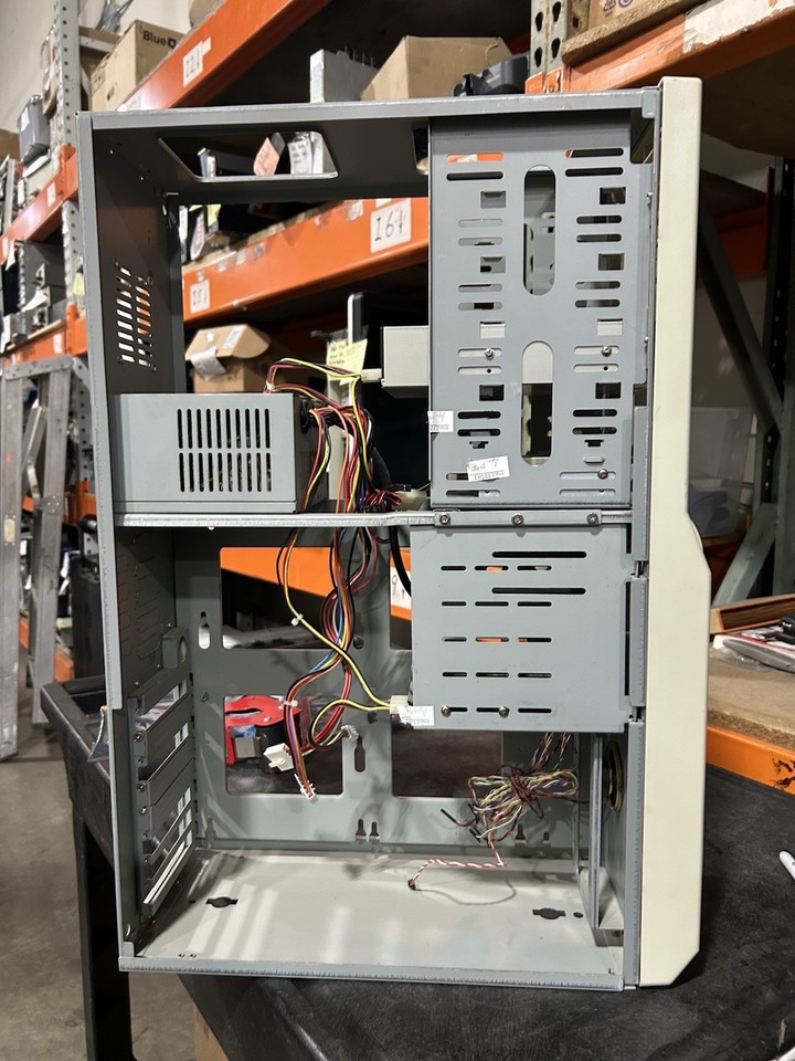 Vintage 386/486 Era Full Height AT Computer Tower Case with PSU/CD ...