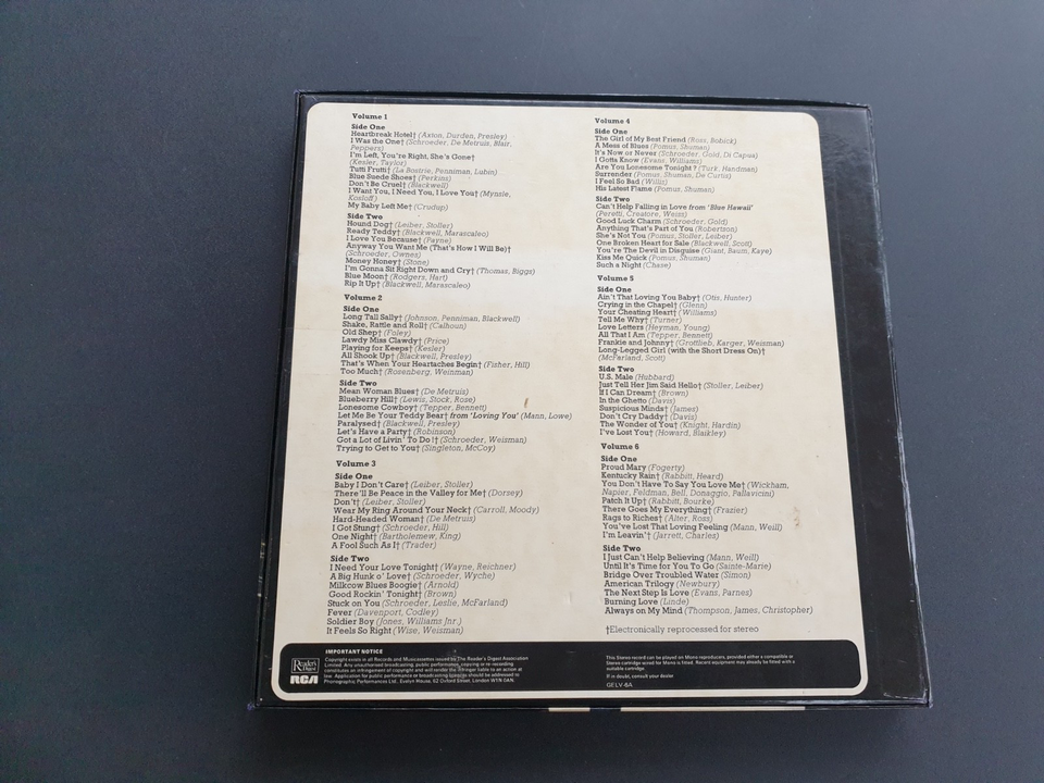 ELVIS PRESLEY - GREATEST HITS 1975 UK PRESS 7 X 12" VINYL RECORD BOX ...