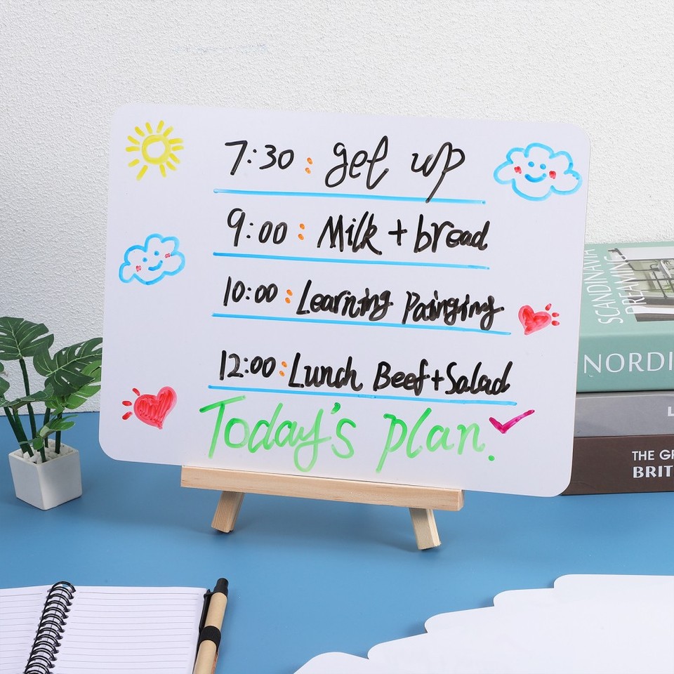 6 Pcs Writing Board Child Office Portable Whiteboard Erasable Note ...