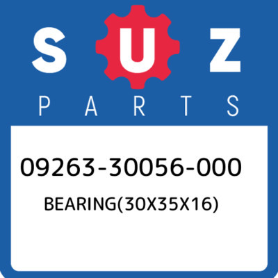 09263-30056-000 Suzuki Bearing(30x35x16) 0926330056000, New Genuine OEM ...