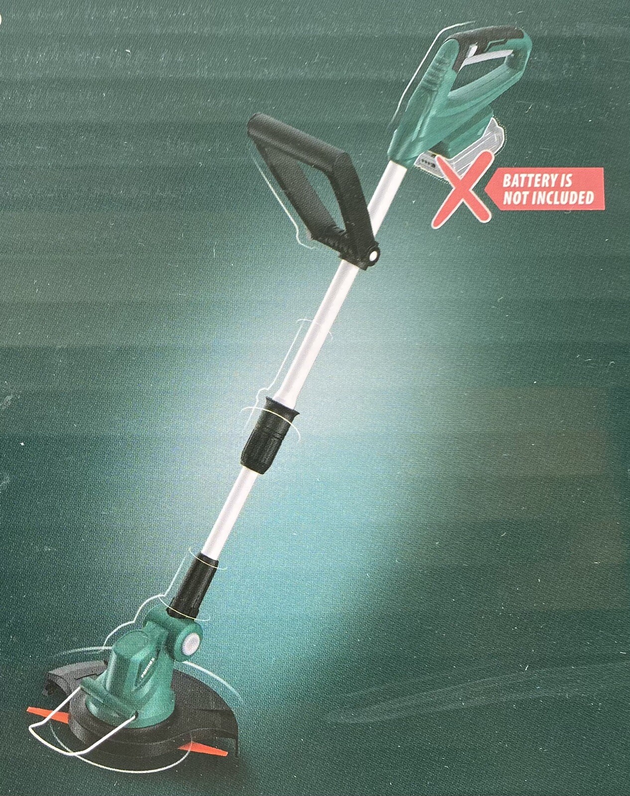 FERREX Akku Rasentrimmer 20 V Trimmer Zusatzhandgriff Kunststoff Messer ...