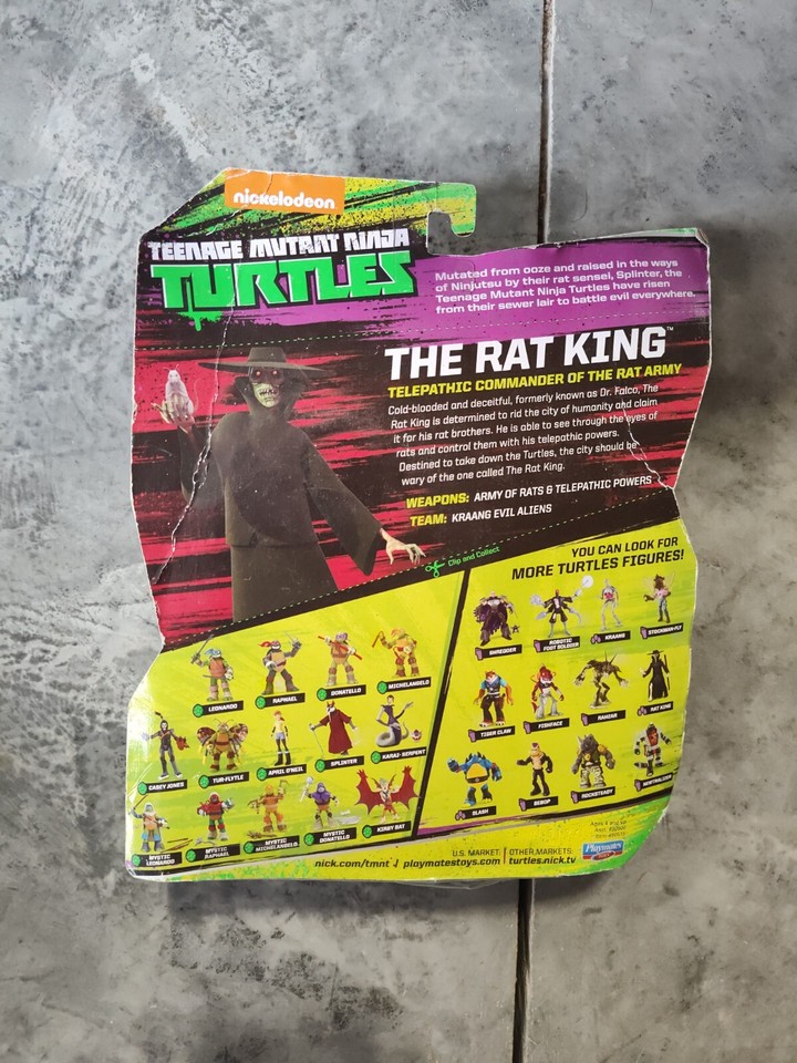 Nickelodeon TMNT 2013 TEENAGE MUTANT NINJA TURTLES ACTION FIGURE Rat ...