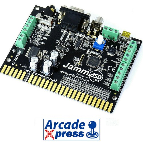 JammASD V3 PC to JAMMA Cabinet USB PC2Jamma Board PC2 PCB JPAC ASD | eBay