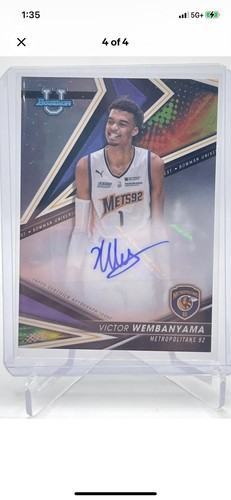 2022 Bowman University's Best Victor Wembanyama RC Rookie Auto Spurs 🔥 ...