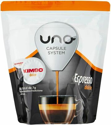 Kimbo Capsule Uno System Espresso Dolce 6 Astucci da 16 Capsule(Tot. 96 Capsule) | eBay