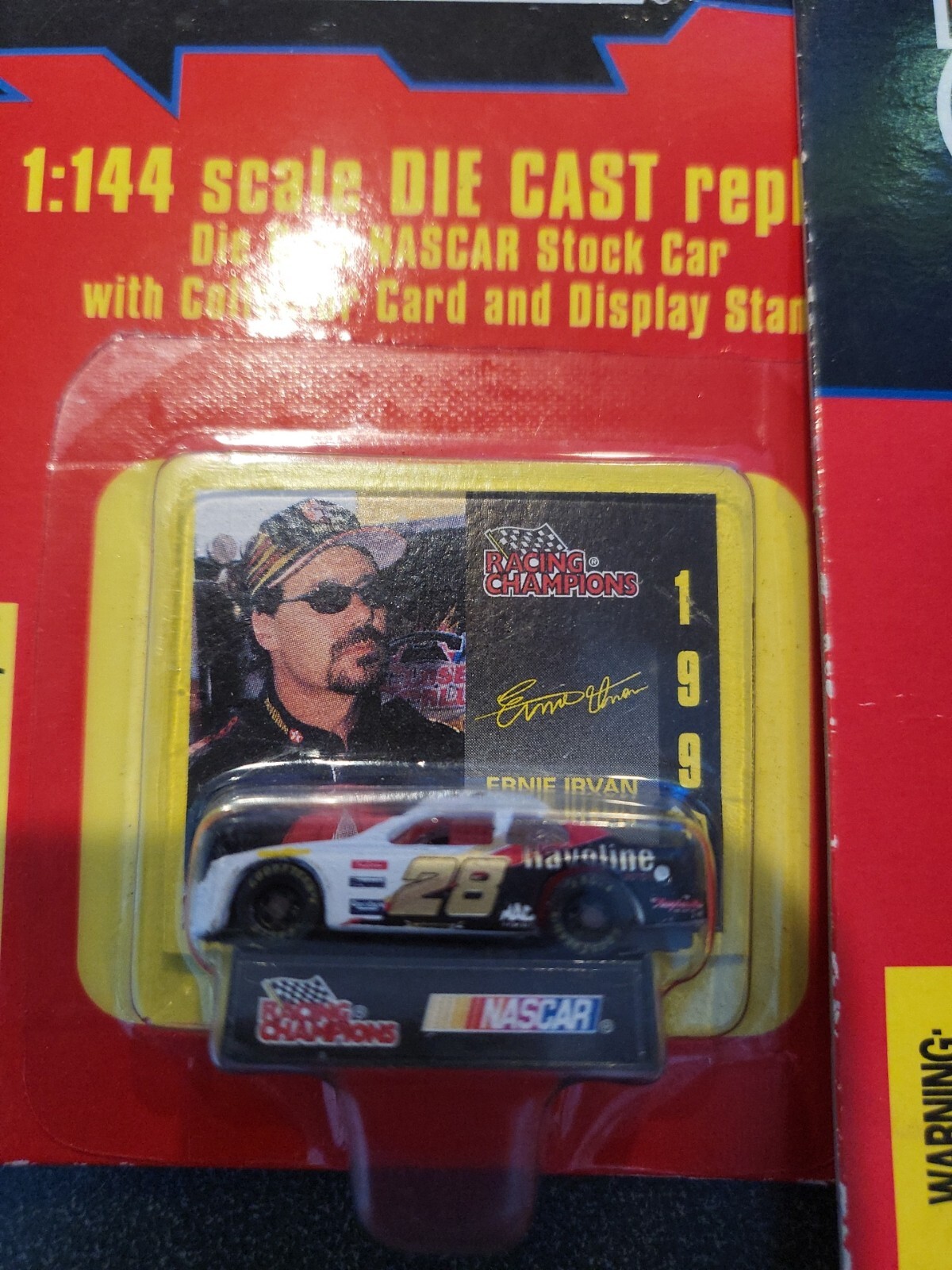 Lot Of 3 Racing Champions Mini Diecast Metal Nascar Micro cars on card ...