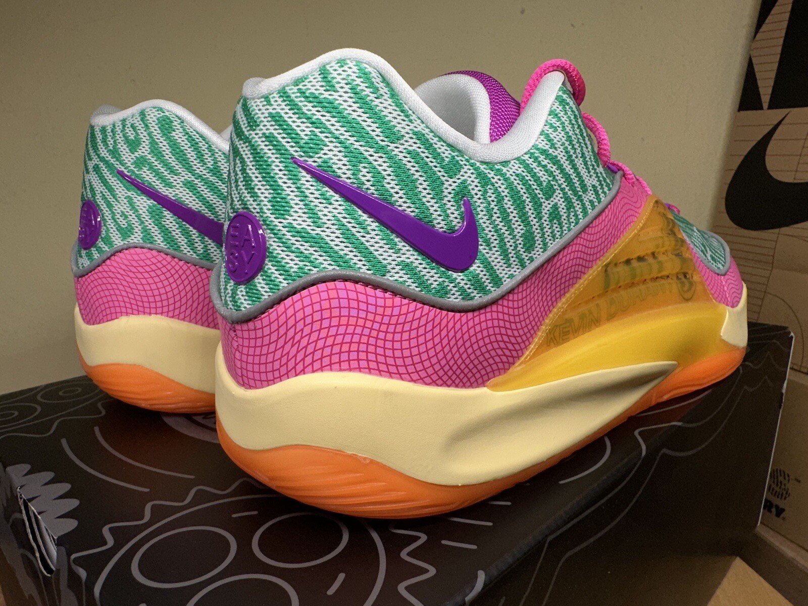 DS Nike KD 16 EASY ASW 2024 All Star Pink Green Durant FJ4240-300 Men’s ...
