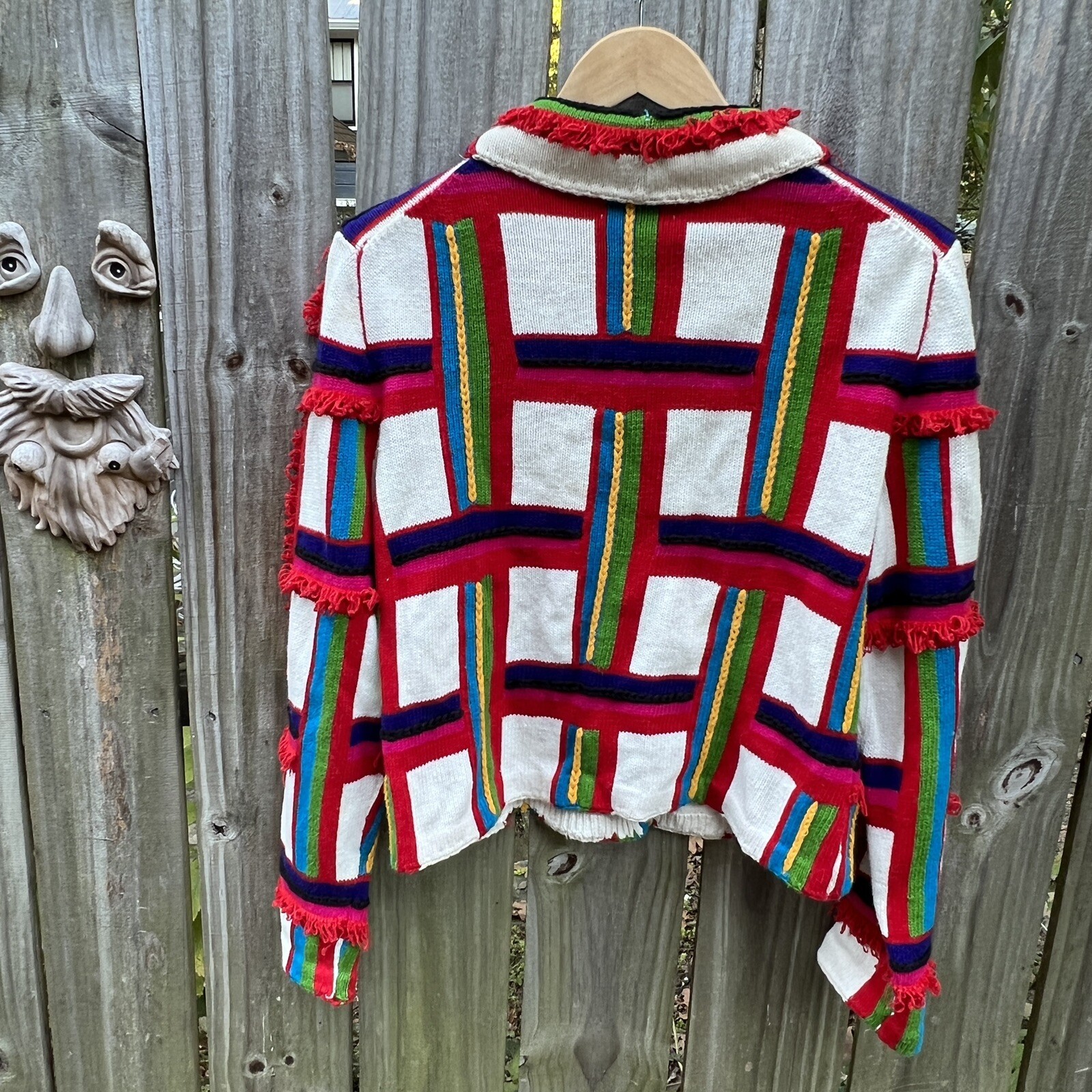 Vintage Michael Simon New York 1990s Colorful Cardiga… - Gem