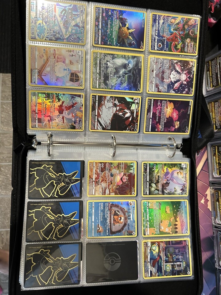 100% crown zenith Complete Set. 100% Pokémon Card TCG Binder Crown ...