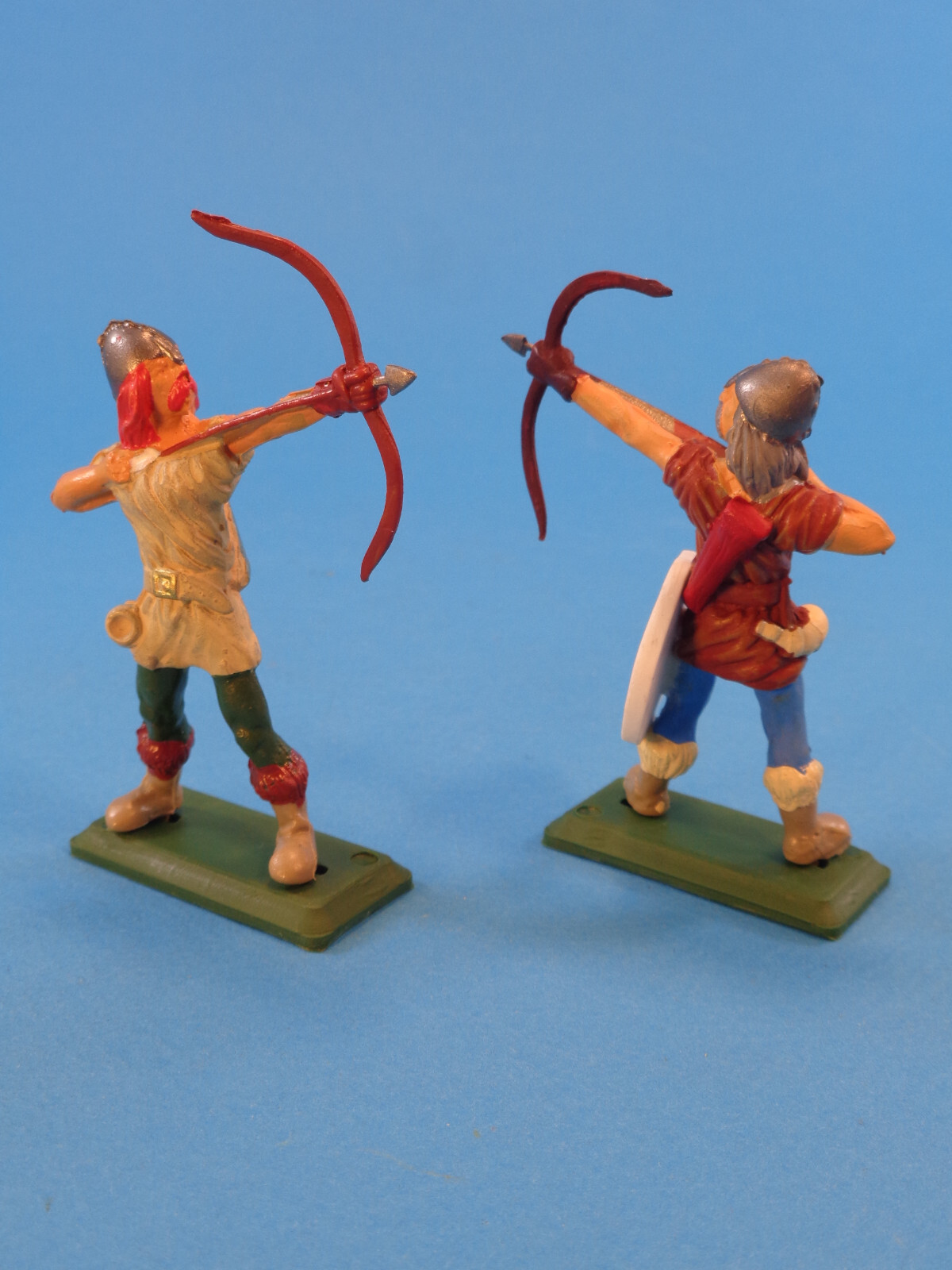 DSG ARGENTINA * VIKING NORDIC ARCHERS BOWMEN WARRIORS x 6 * PLASTIC TOY ...