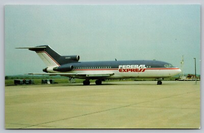Postcard Federal Express Boeing 727-25C N116FE Jet Airplane VTG 1970 ...