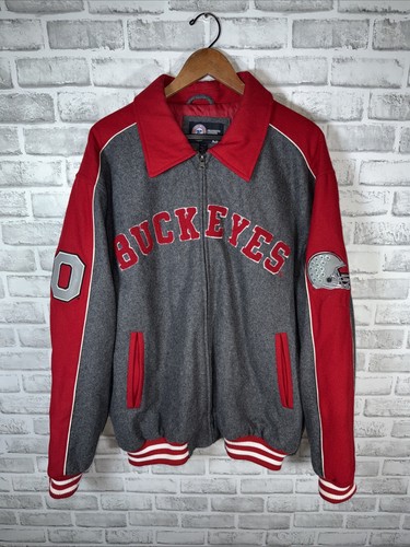 OHIO STATE Wool Blend Letterman Style Jacket Giii Mens XL | eBay