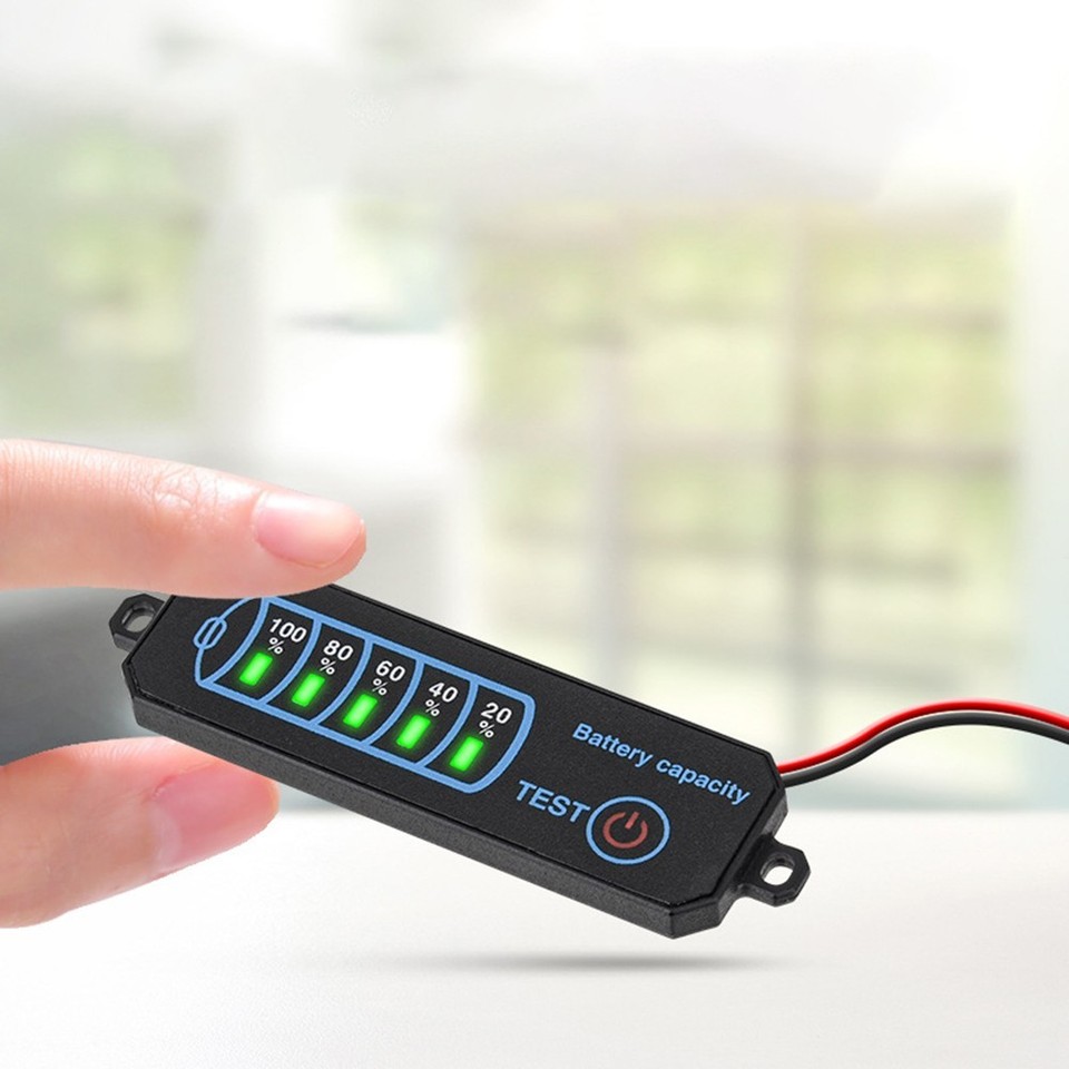 Intuitive Operation Battery Capacity Tester Low-Power Mode Compact ...