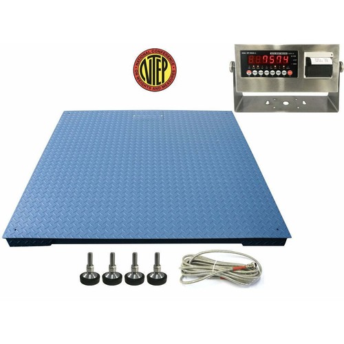 5-Year Warranty Pallet size 84” x 84” Industrial Floor scale 20k lbs ...