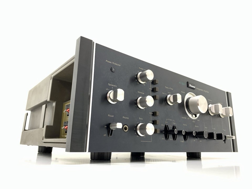 Sansui Au-9900 Stereo Amplifier 80+80 Watts RMS + Original Box Vintage ...