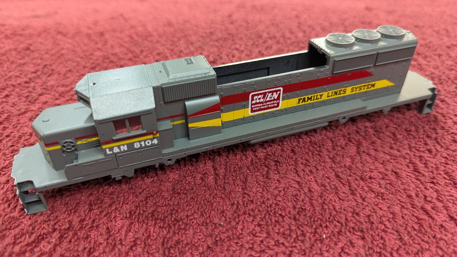 ATHEARN HO SCALE LOUISVILLE & NASHVILLE / SCL SD40-2 SHELL EXCELLENT ...