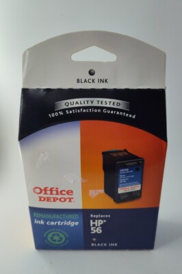 HP 56 Black INK Office Depot Ink Cartridge | eBay