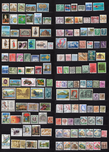 Canada , Italie ... Lot divers Monde Tous différents oblitéré x140 ...