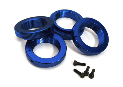 Clamp Type Spring Adjustment Collars for Traxxas X-Maxx 4X4 - Blue | eBay