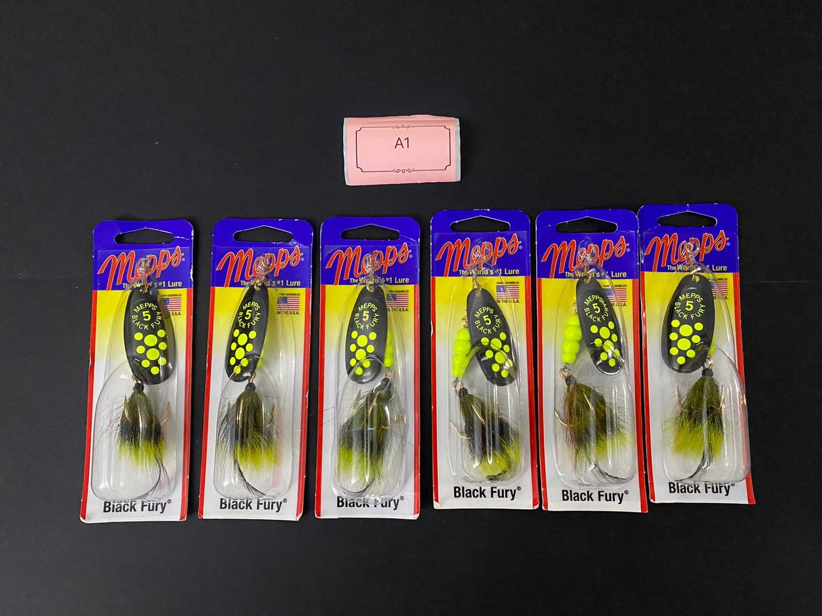 Mepps Black Fury #5Dressed Spinner. (LOT OF 6) | eBay